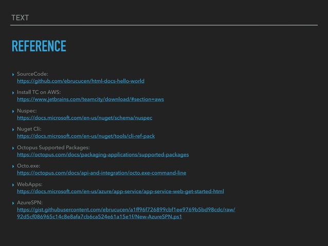 CI/CD Pipeline with Octopus Deploy | PPT