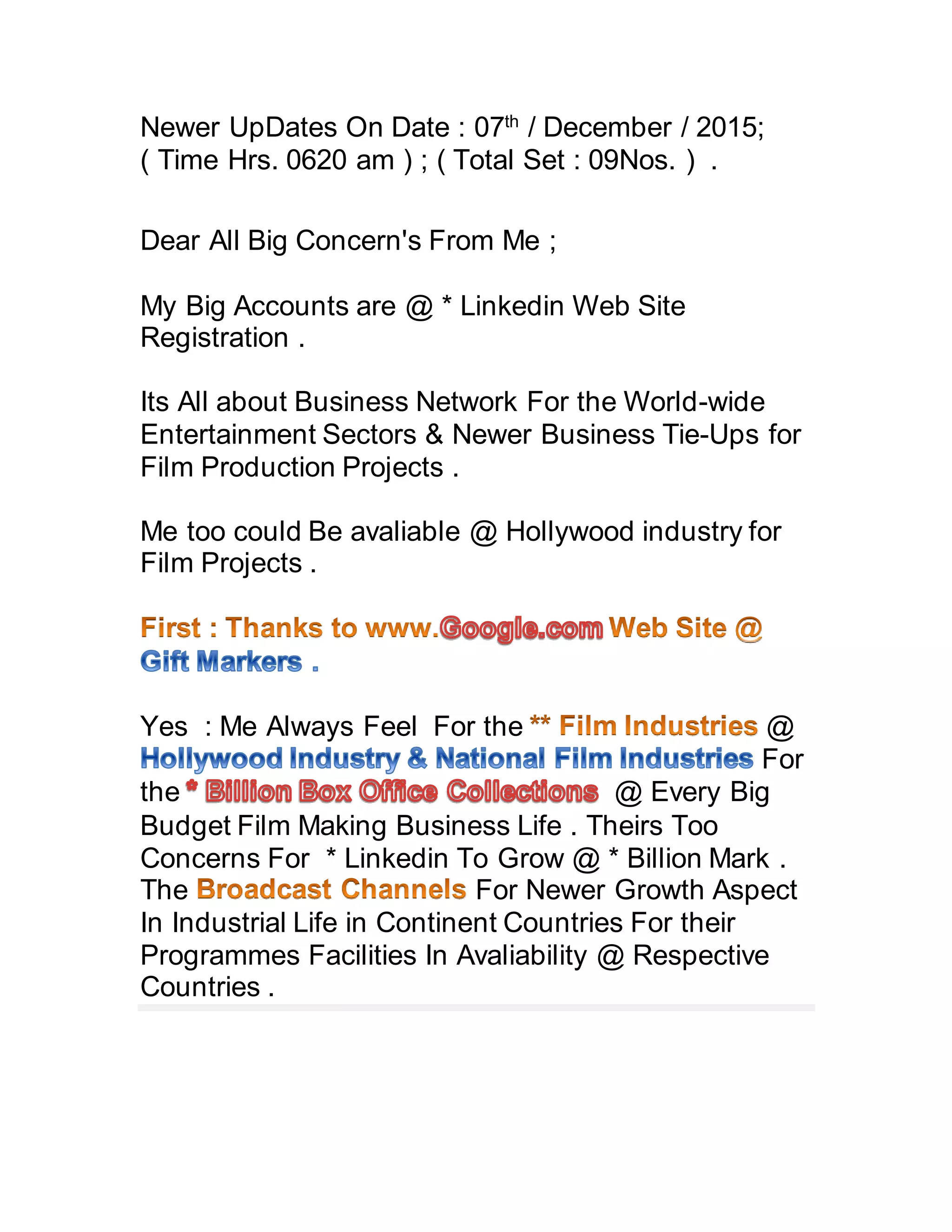 Octopus hal headline from giftmarkers . | PDF