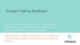 Octopus intelligence intro | PPT