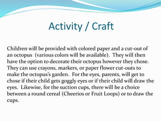 Octopus storytime | PPTX