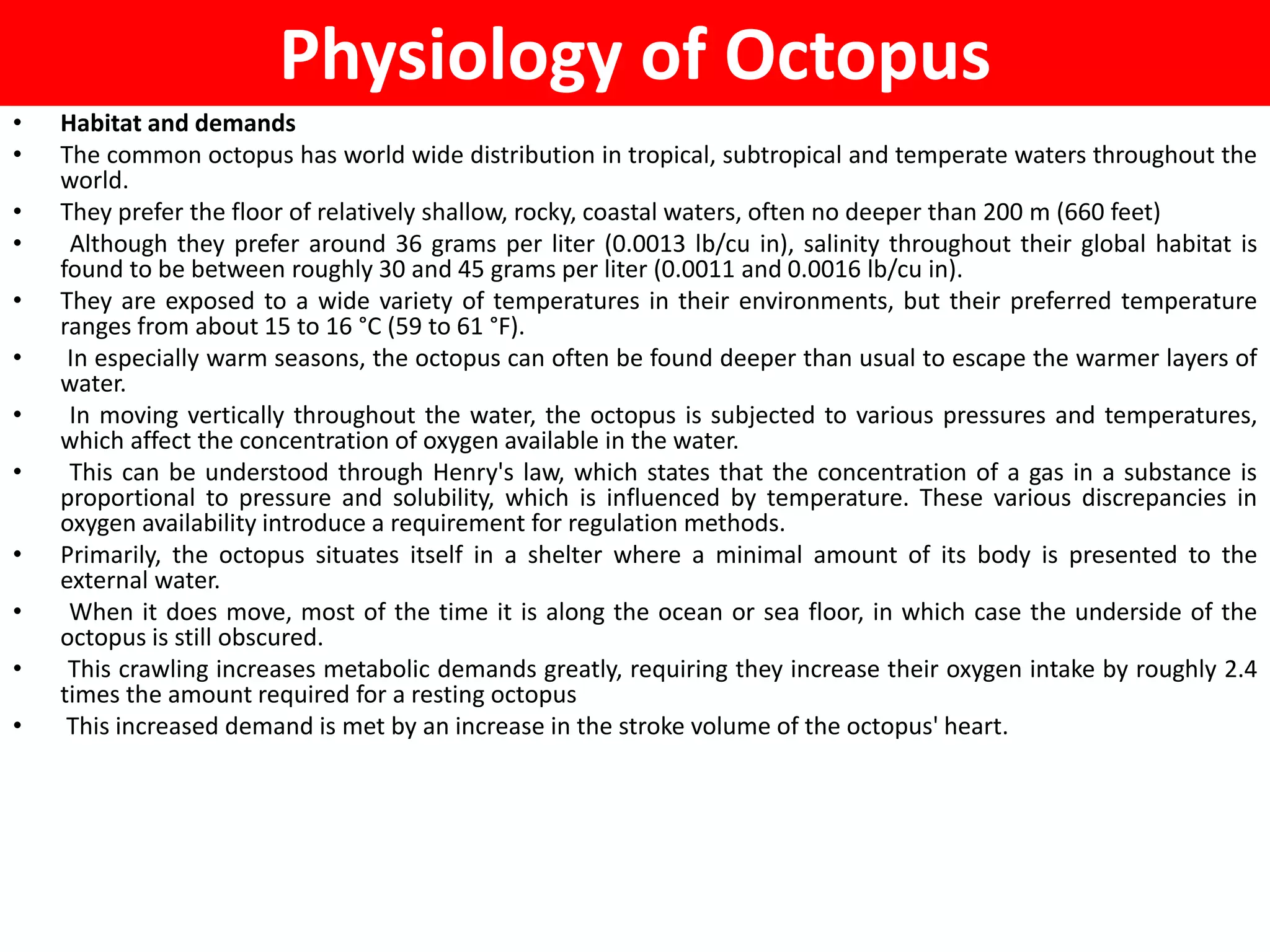 Octopus taxonomy and Biology.pptx