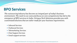 Octopus Tech Solutions - Company Profile | PDF