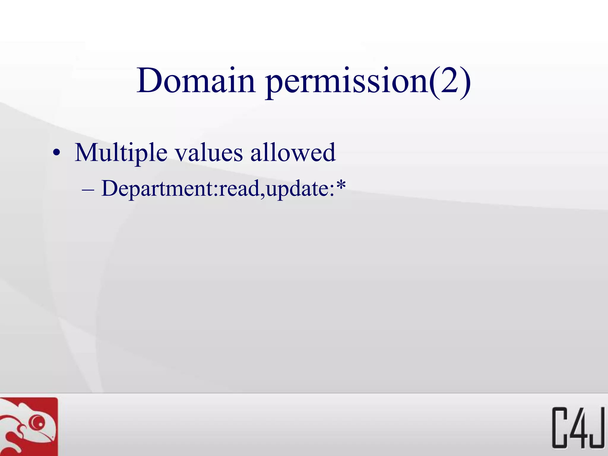 Octopus framework; Permission based security framework for Java EE | PPTX