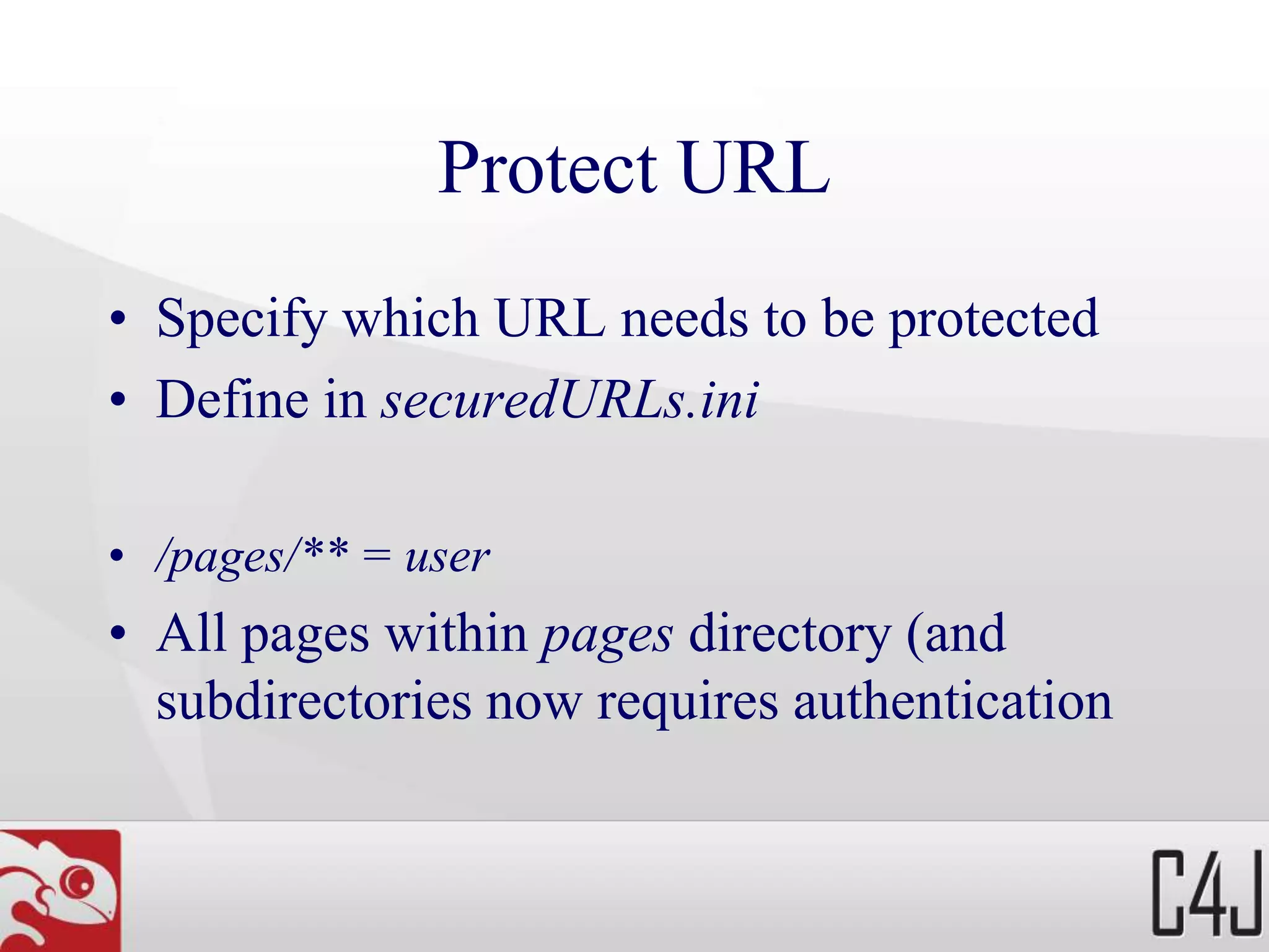 Octopus framework; Permission based security framework for Java EE | PPTX