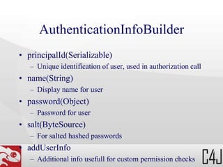 Octopus framework; Permission based security framework for Java EE | PPTX