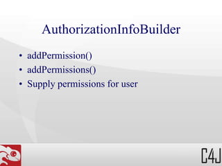 Octopus framework; Permission based security framework for Java EE | PPTX