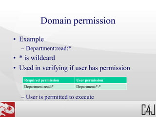 Octopus framework; Permission based security framework for Java EE | PPTX