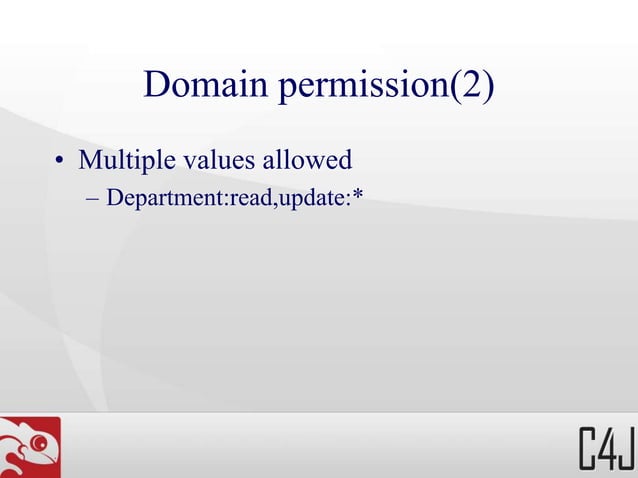 Octopus framework; Permission based security framework for Java EE | PPT