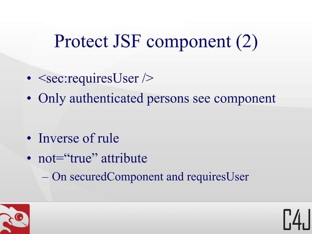 Octopus framework; Permission based security framework for Java EE | PPT