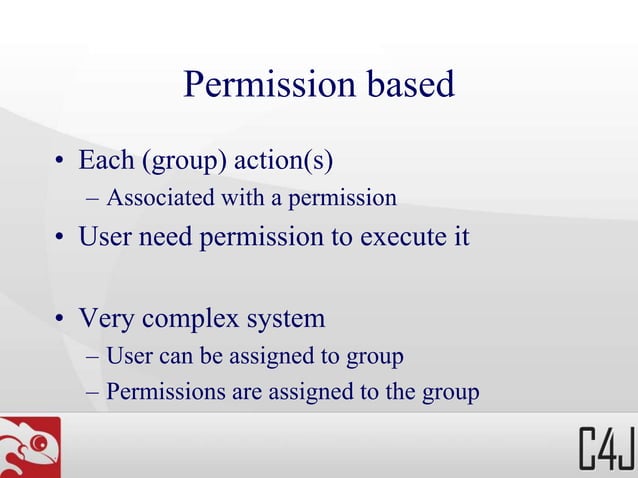 Octopus framework; Permission based security framework for Java EE | PPT