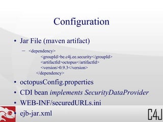 Octopus framework; Permission based security framework for Java EE | PPTX