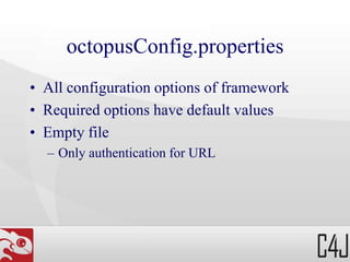 Octopus framework; Permission based security framework for Java EE | PPTX