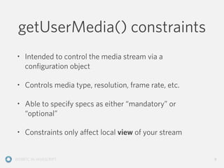 Introduction to WebRTC | PDF