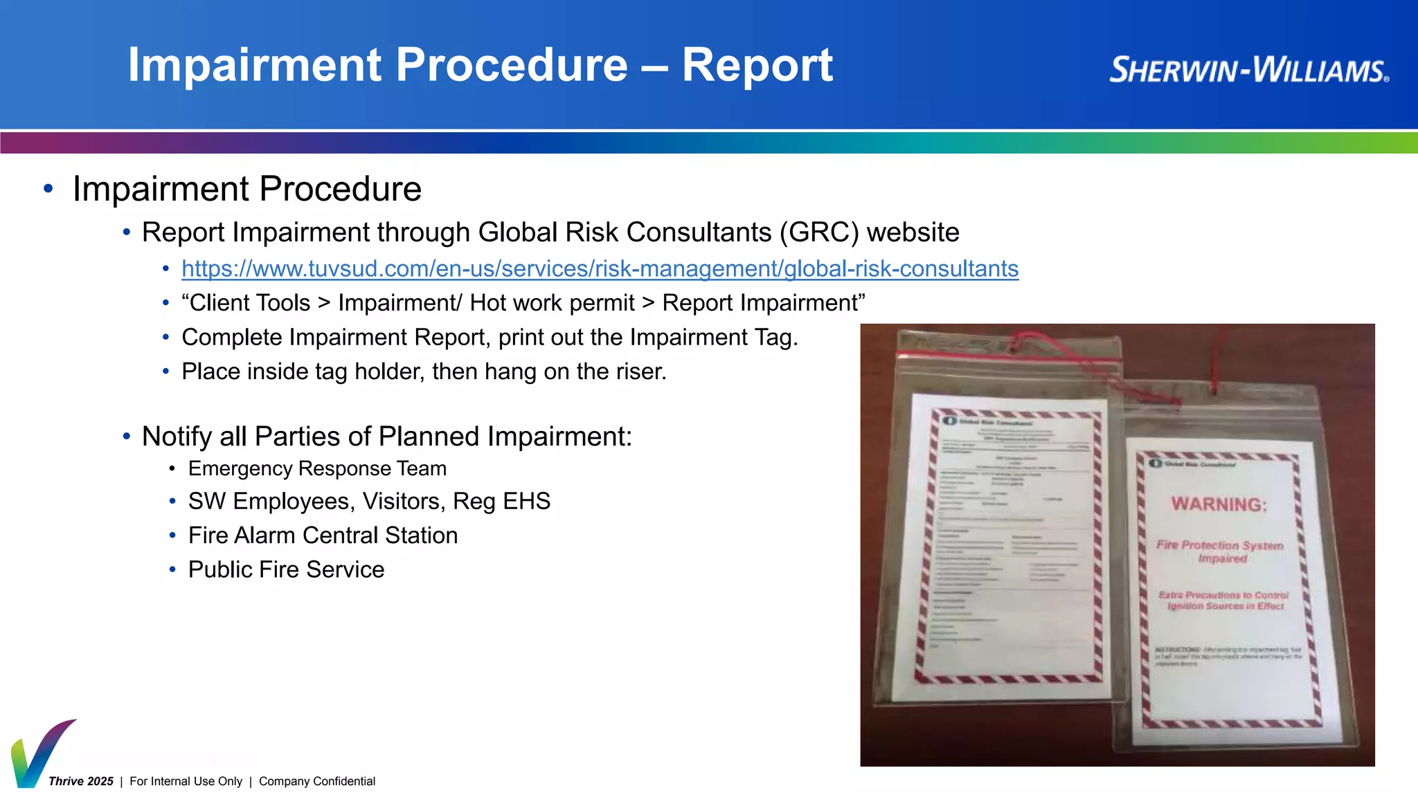 Red Tag System (Maintenance Only) | PPTX