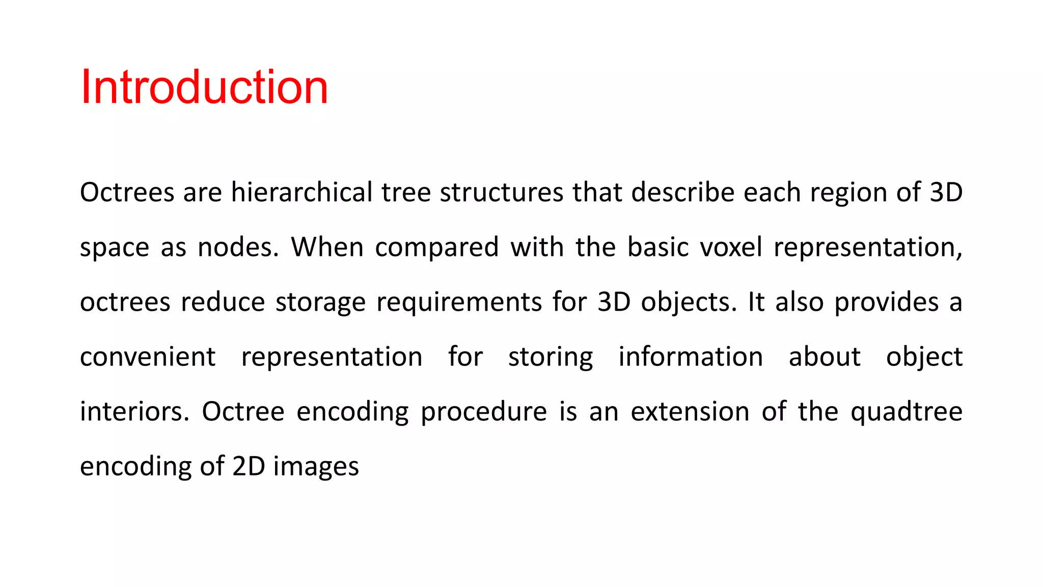 Octree Encoding Used In Computational Methods Pdf Computing Technology And Computing