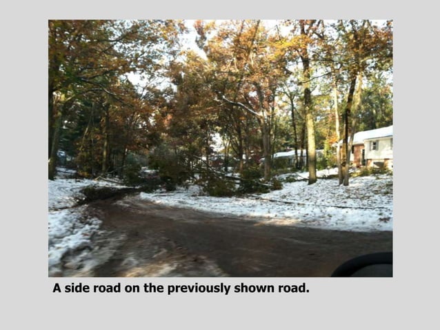 October Snow Storm Photos | PPTX | Weather | Science