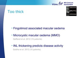 OCT tool to MS progression | PPT