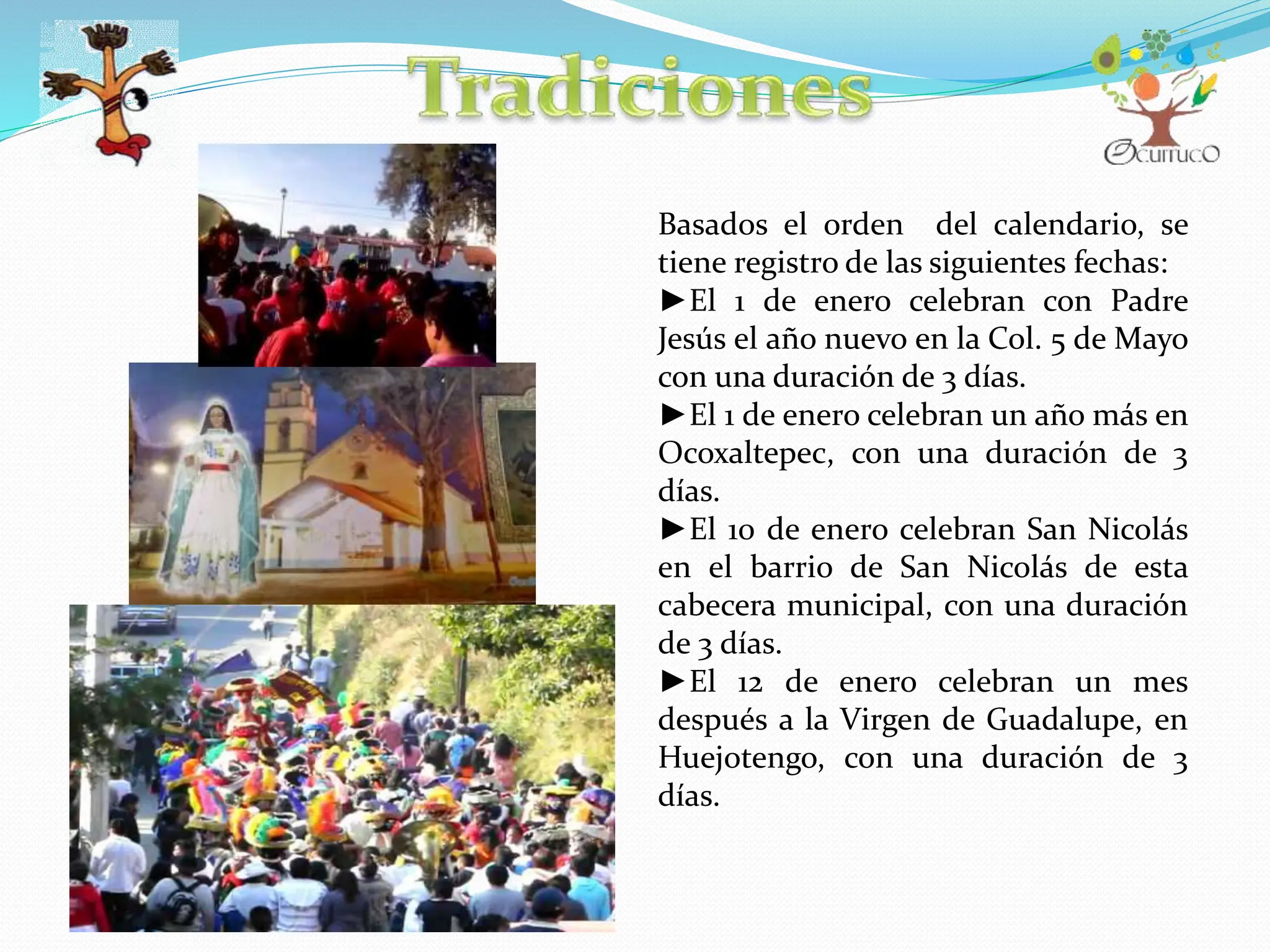 Datos sobre ocuituco, todo sobre su cultura, tradiciones y costumbres | PDF