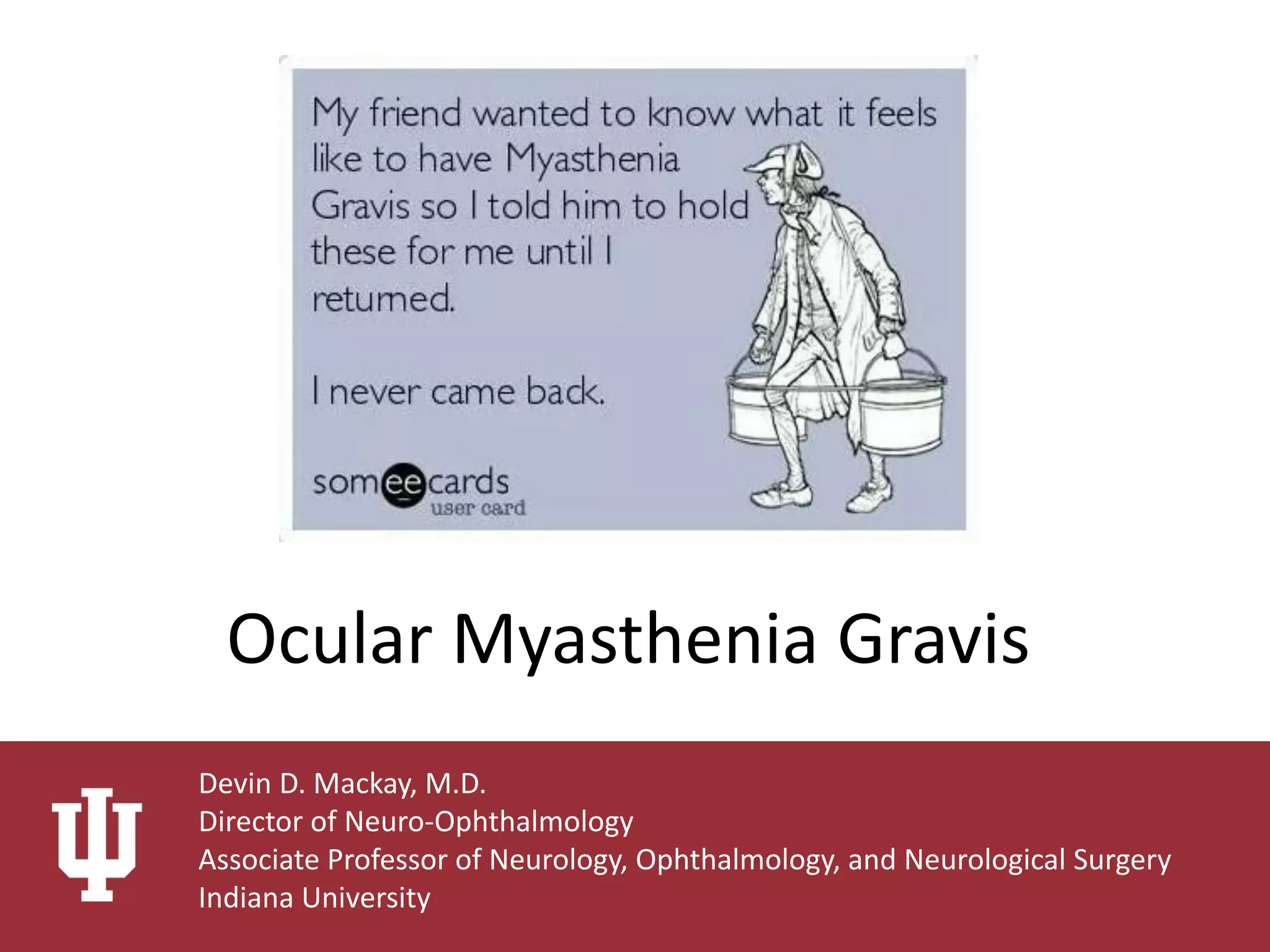 Ocular myasthenia gravis | PDF | Eye and Vision Conditions | Diseases ...