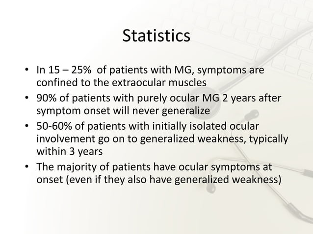 Ocular myasthenia gravis | PDF | Eye and Vision Conditions | Diseases ...