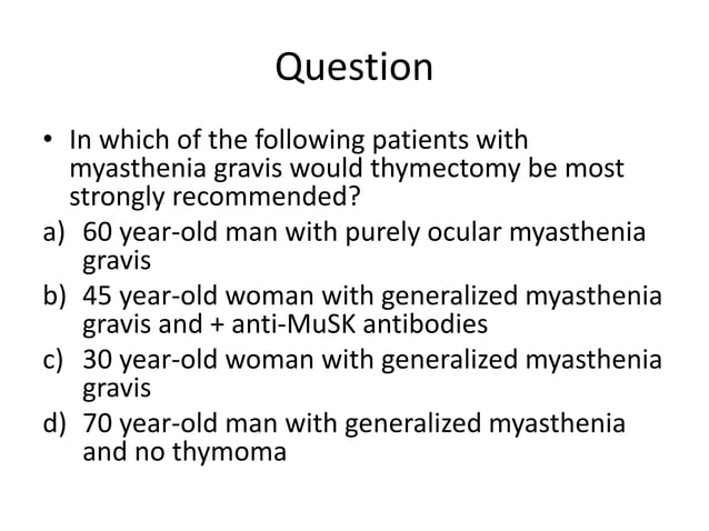 Ocular myasthenia gravis | PDF | Eye and Vision Conditions | Diseases ...