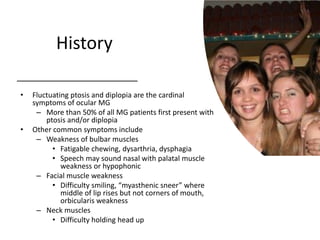 Ocular myasthenia gravis | PDF