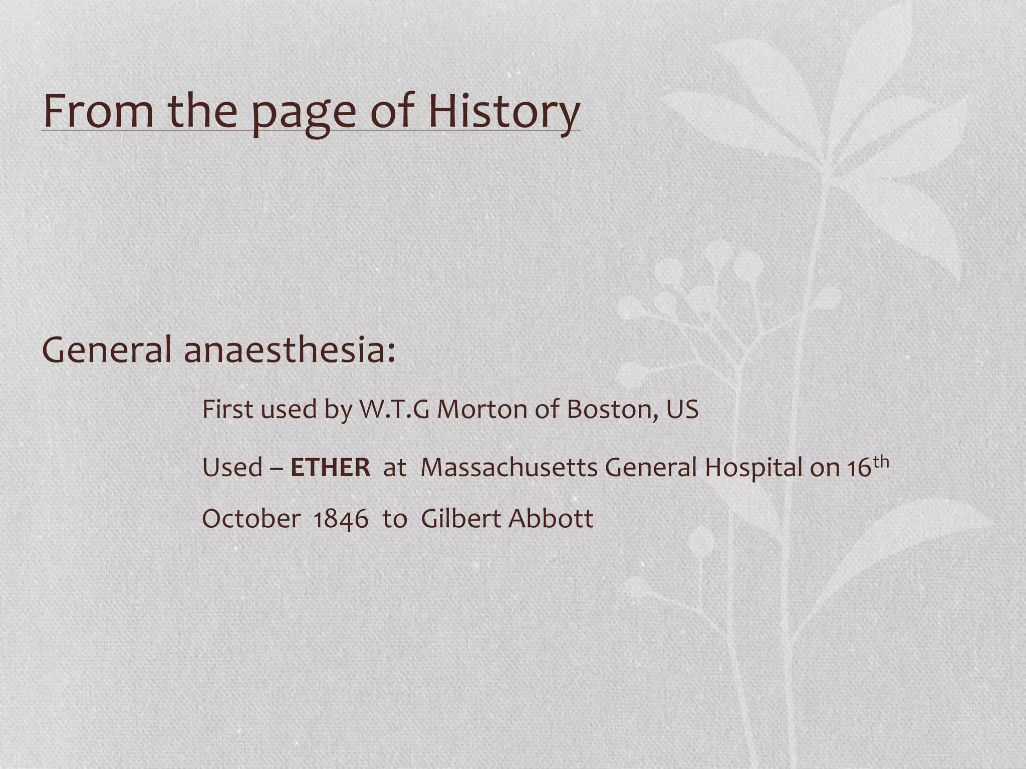 Ocular anaesthesia | PPTX