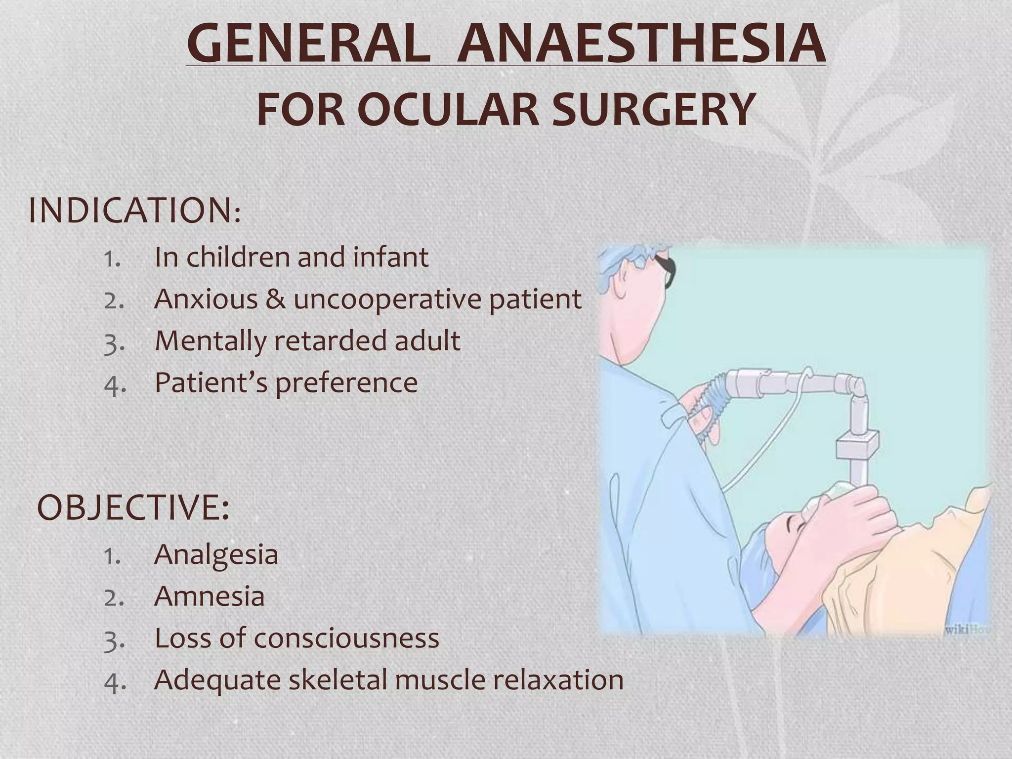 Ocular anaesthesia | PPTX