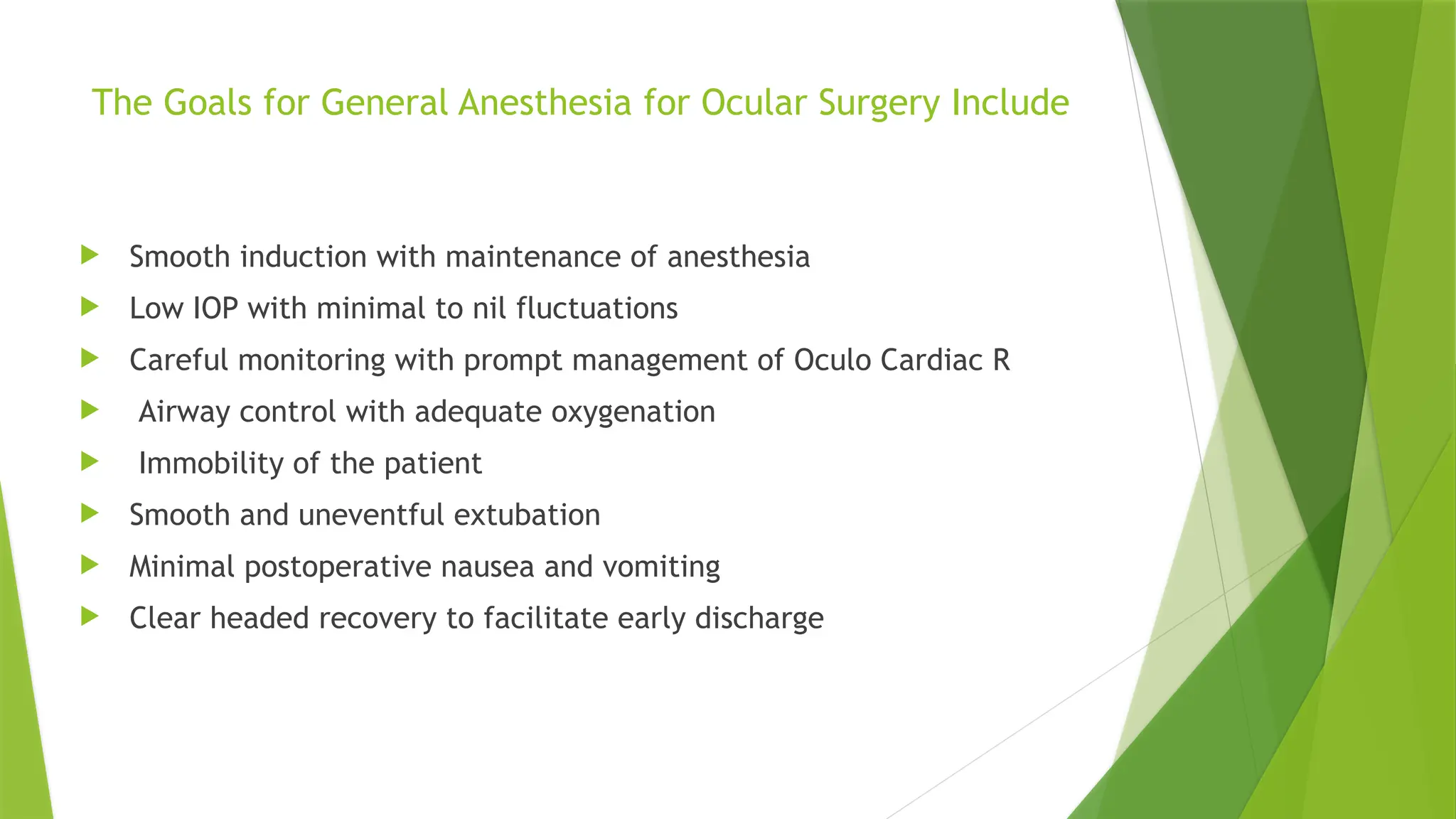 Presentation onOCULAR ANAESTHESIA in ophthalmology | PPTX