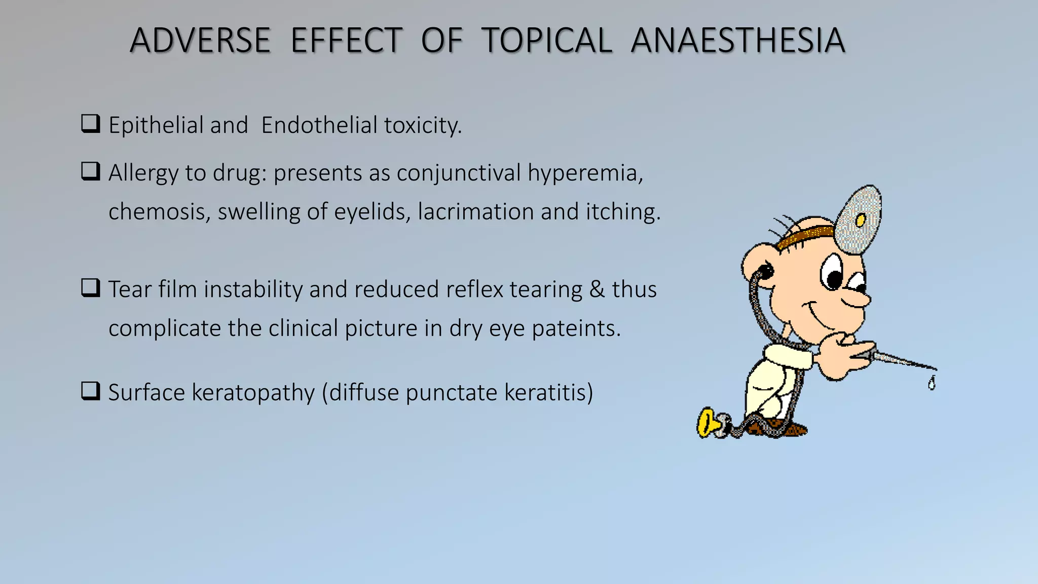Ocular anaesthesia by dr.roopashree.c .r | PPTX