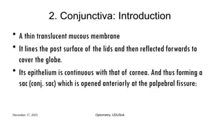 Introduction to the Ocular Anatomy part one Ocular Anatomy 1.pptx