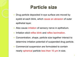 Ocular bioavailability | PPTX