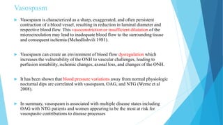 Ocular blood flow in glaucoma | PPTX