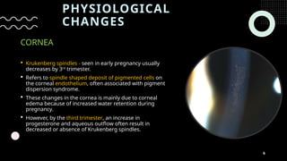 ocular changes in pregnancy.powerpointpptx | PPTX