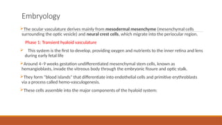 OCULAR CIRCULATION, arterial supply and venous drainage of the eye.pptx