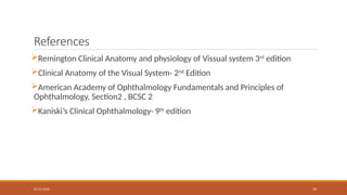 OCULAR CIRCULATION, arterial supply and venous drainage of the eye.pptx