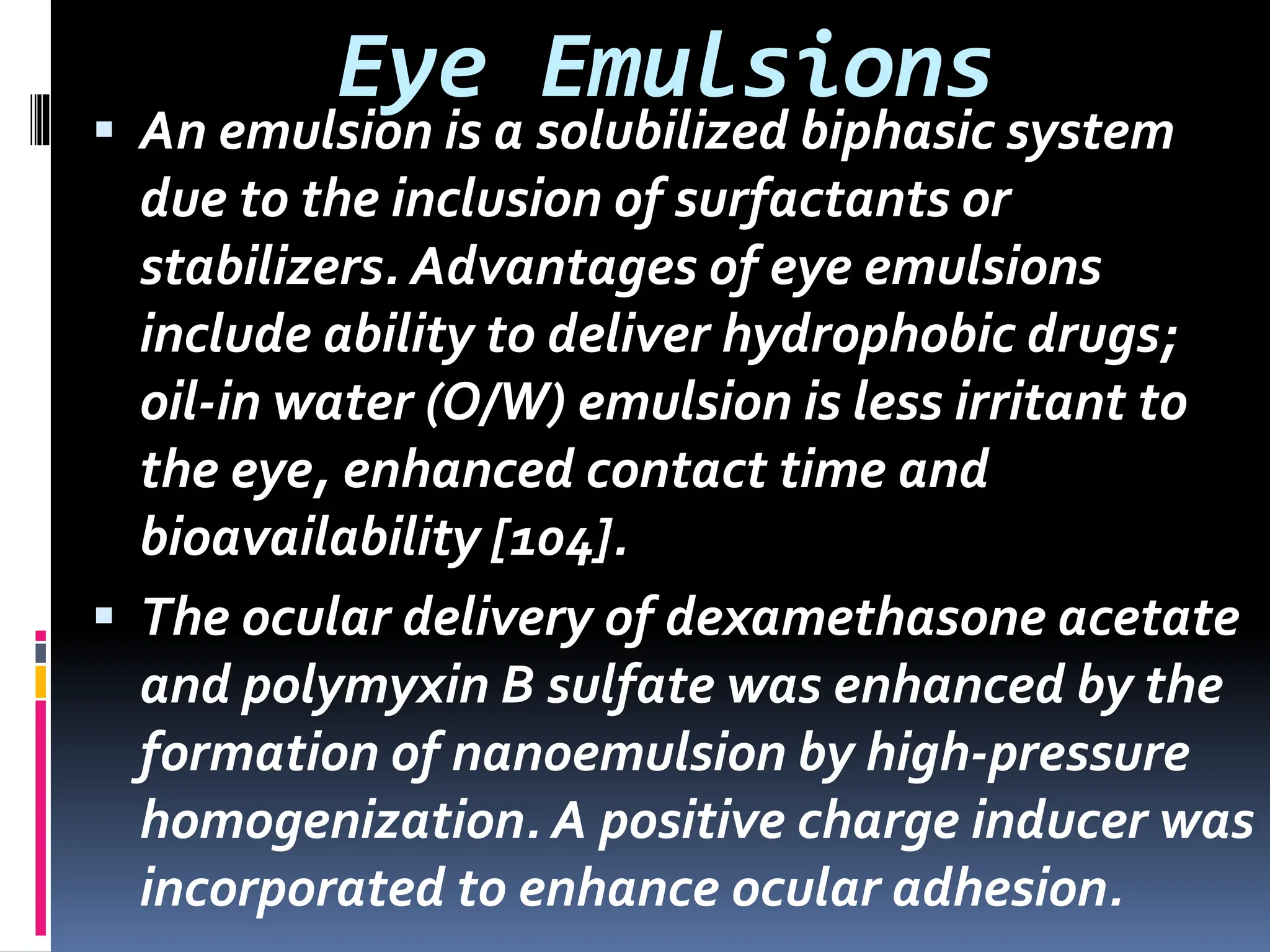 ocular DRUG DELIVERY SYSTEMS: MECHANISMS AND PROGRESSIONS | PPTX