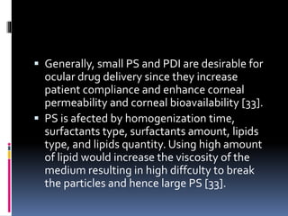 ocular DRUG DELIVERY SYSTEMS: MECHANISMS AND PROGRESSIONS | PPTX