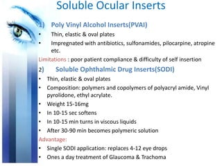 Ocular delivery system | PPTX