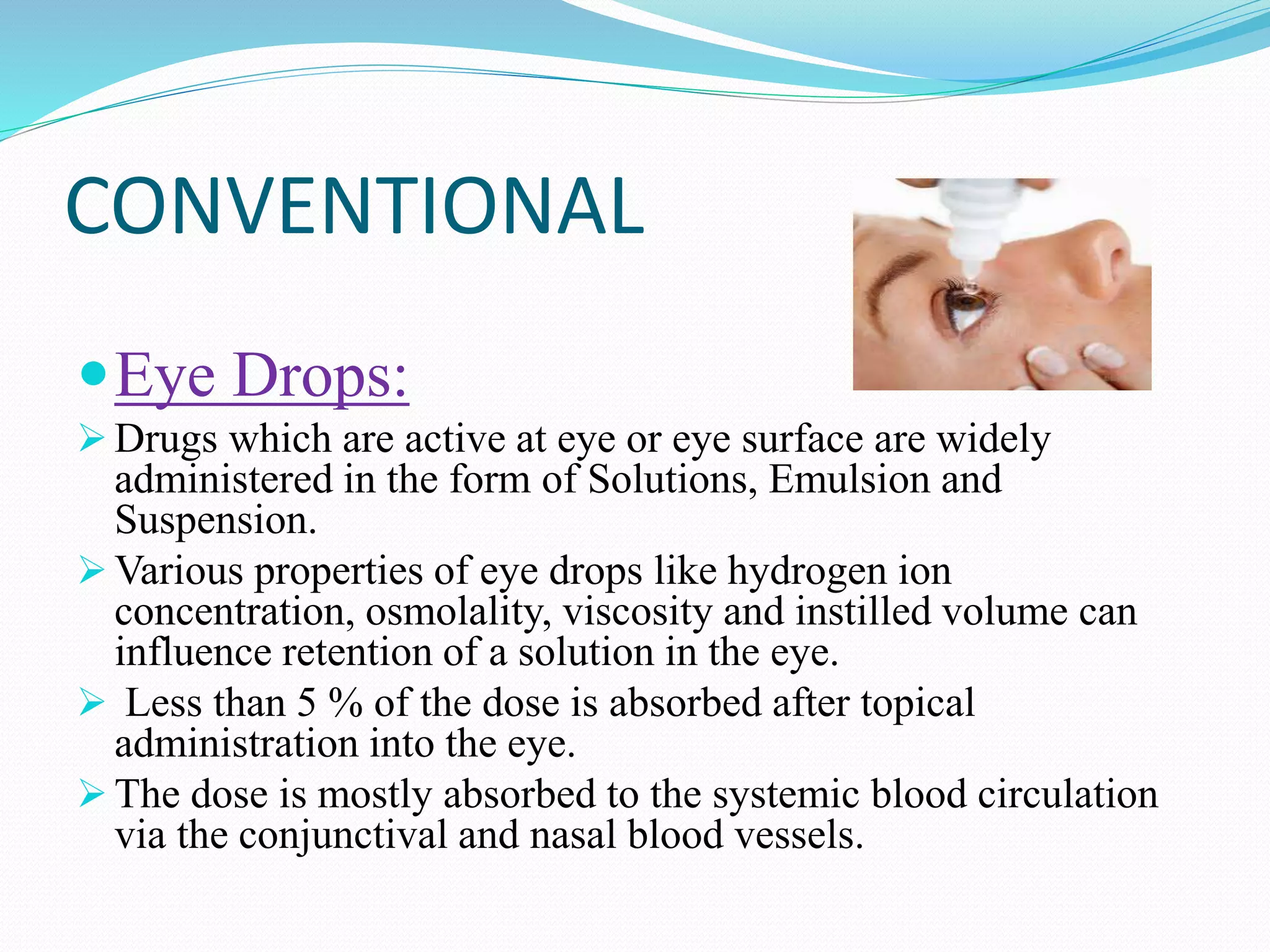 Ocular drug delivery system | PPTX