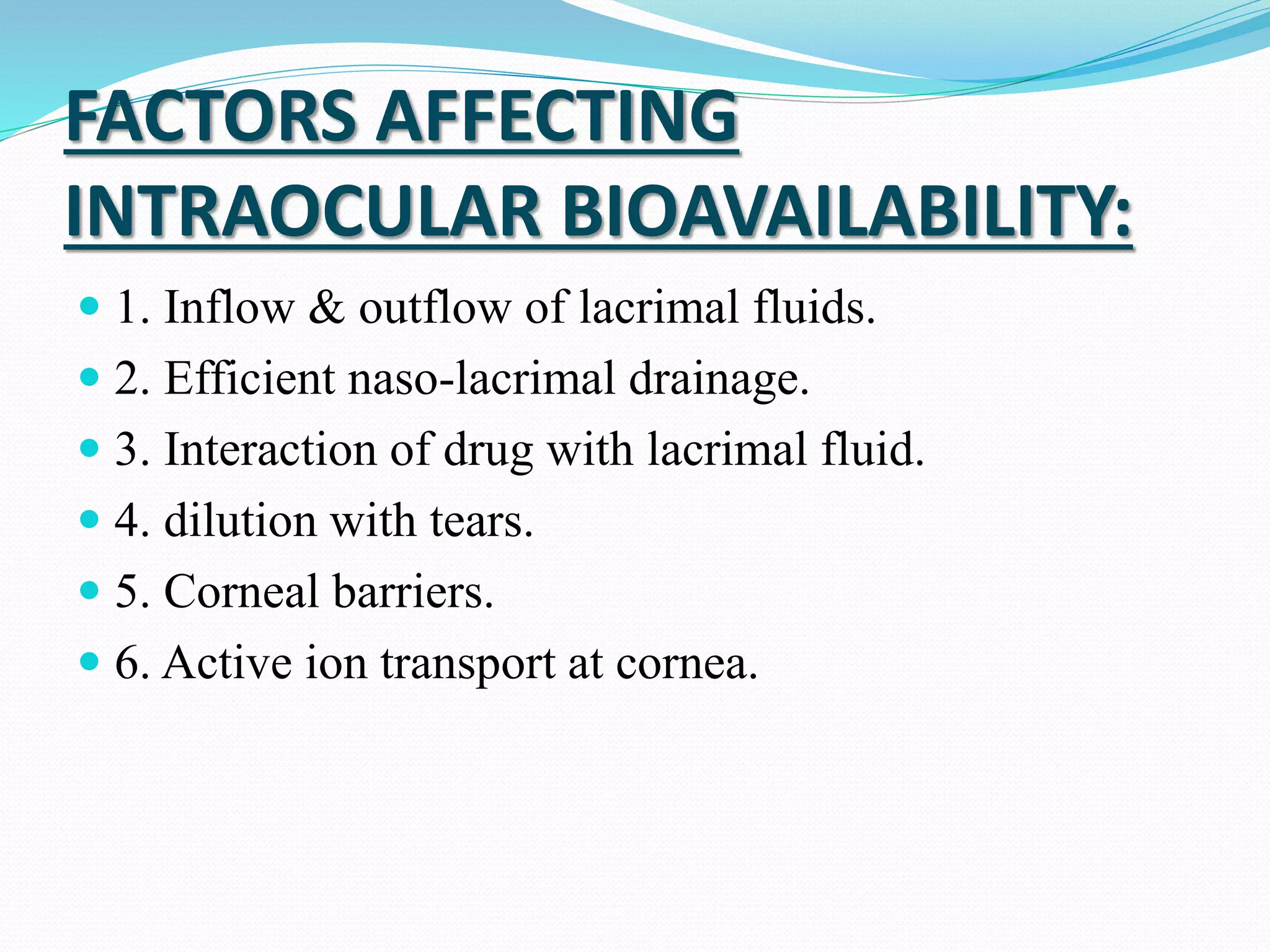Ocular drug delivery system | PPTX