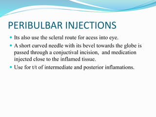 Ocular drug delivery system | PPTX