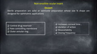 Ocular drug delivery | PPTX | Eye and Vision Conditions | Diseases and ...