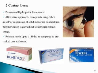 Ocular drug delivery system | PPT