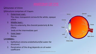 Ocular drug delivery system | PPTX