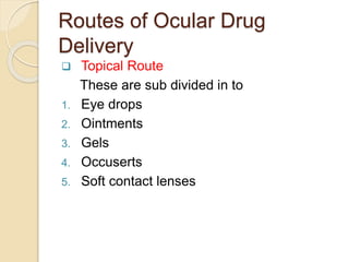 Ocular Drug Delivery System.pptx