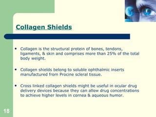 Ocular drug delivery system rucha | PPT