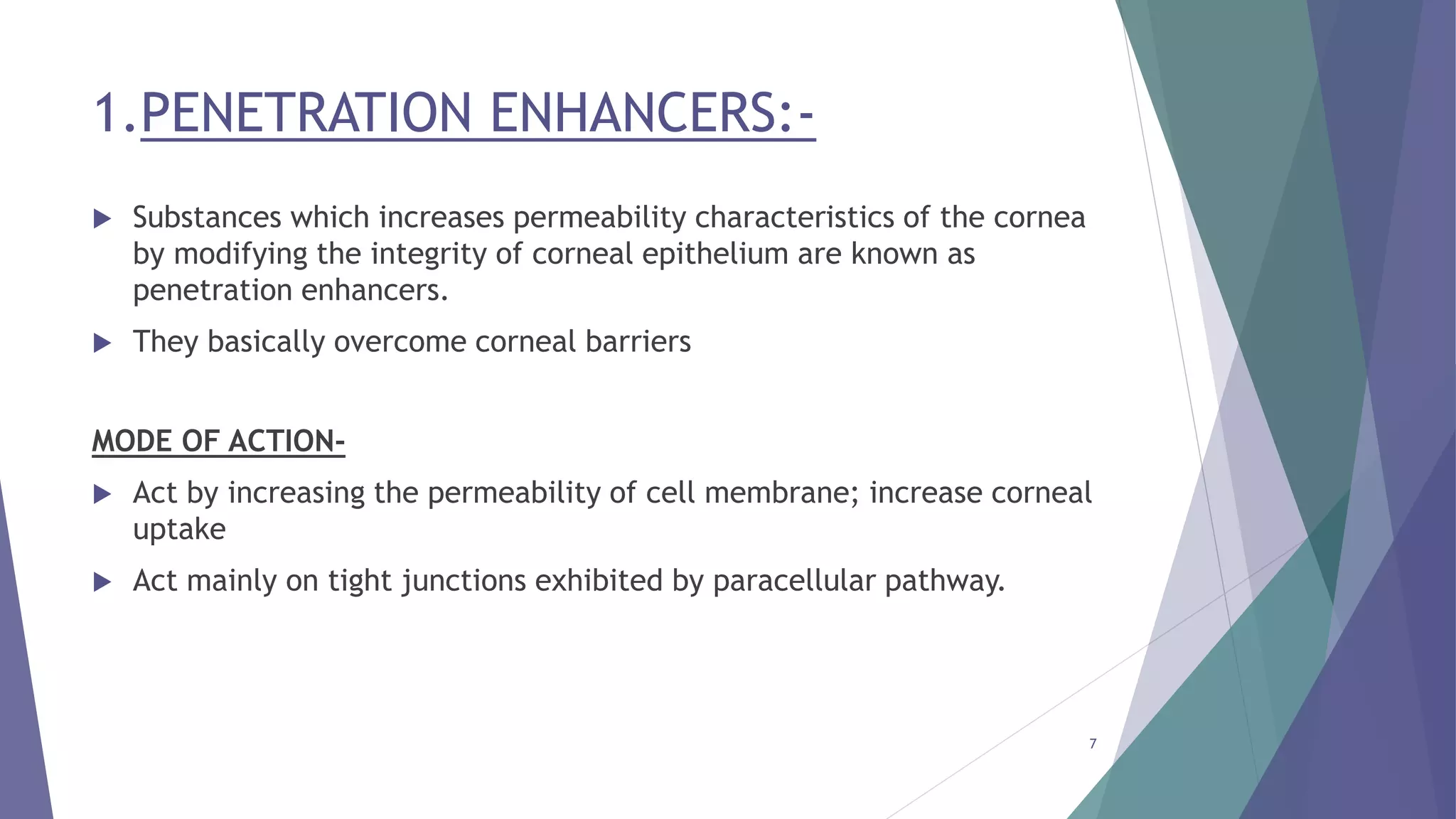 Approaches to overcome the barriers of Ocular drug delivery systems | PPTX