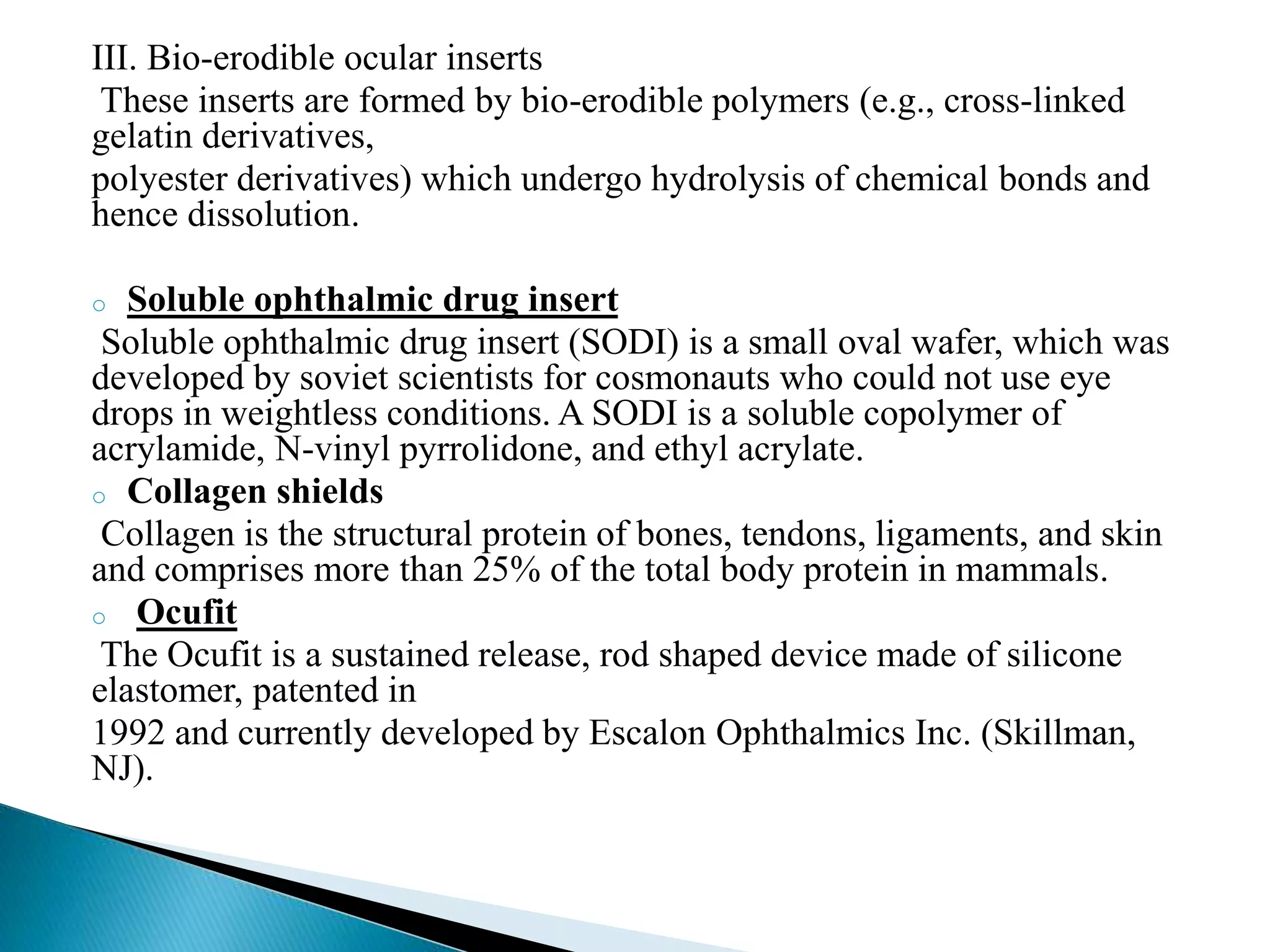 Ocular Drug Delivery Systems NDDS.pptx