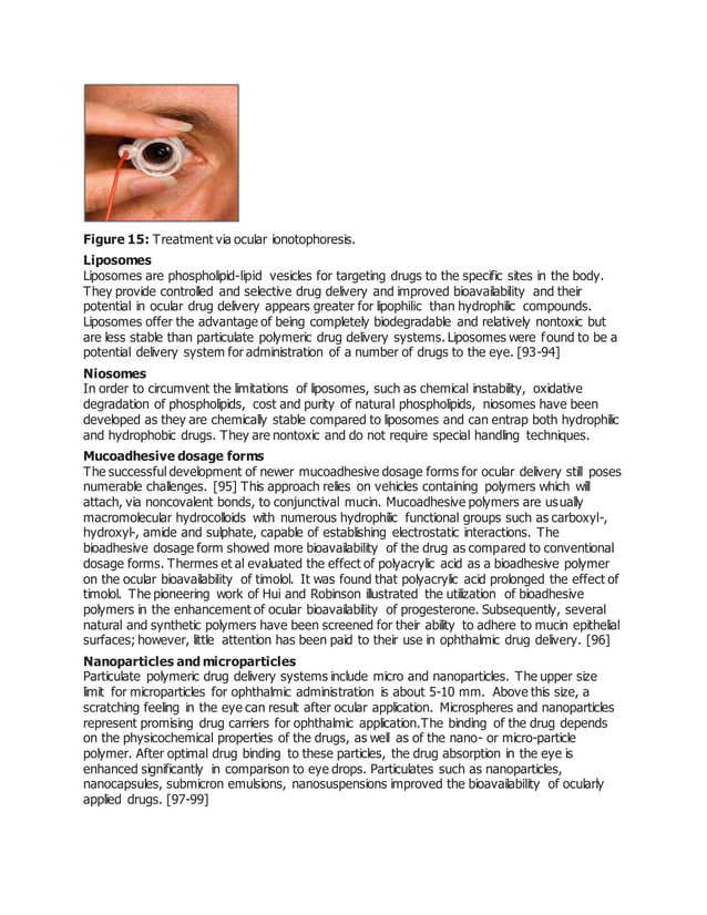 overview of Ocular drug delivery systems | PDF